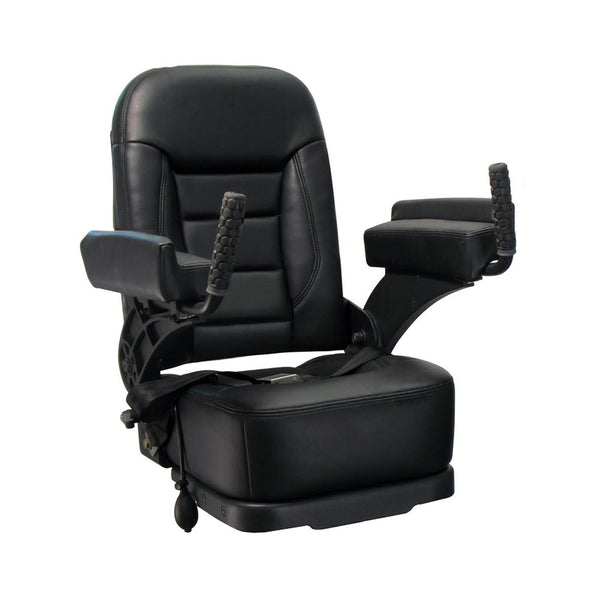Stalker Series Extreme Duty Low Back Helm Chair - Llebroc Marine Seating