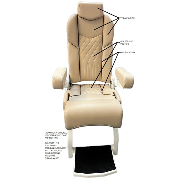 Tradewinds CX2 High Back Flip Bolster Series 2 Helm Chair - Llebroc ...